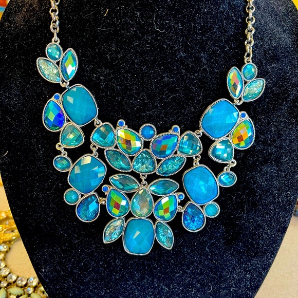 Jewelry | Vintage Blue Beaded Necklace | Poshmark